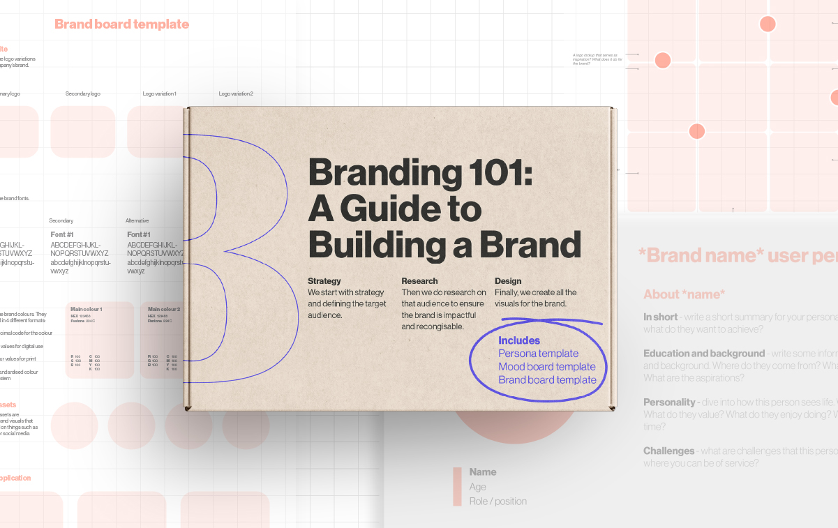 Branding 101: A Guide to Building a Brand - & the design