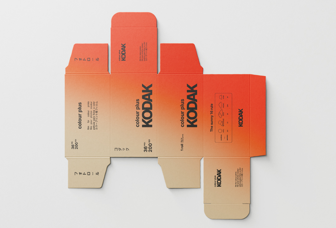 Kodak packaging redesign - & the design